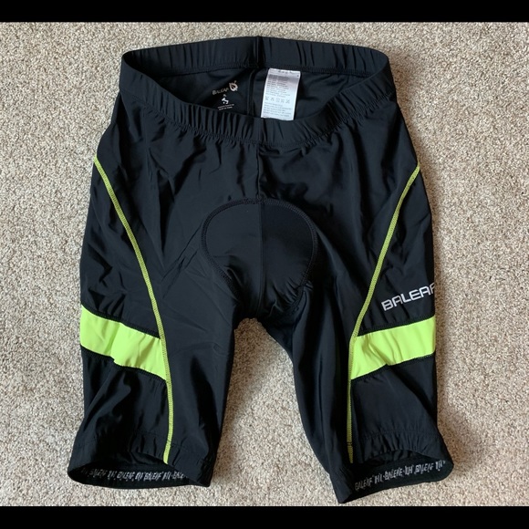 Baleaf | Shorts | Baleaf Black Neon Cycling Padded Bicycle Shorts ...